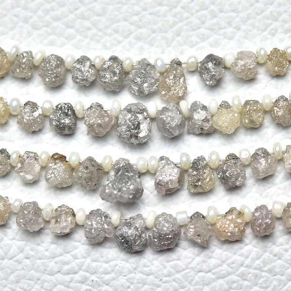 Rough Diamond Beads - Etsy