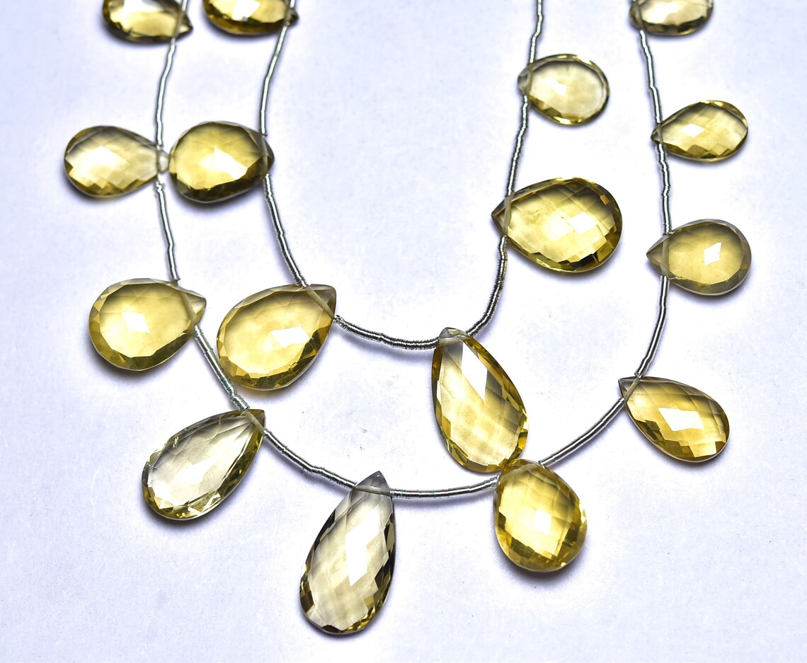 8 Inch Strand Natural Beer Quartz Briolettes 6x9mm to 9x16mm - Etsy