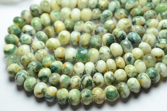 13 Inches Strand Natural Tree Agate Rondelles 5mm to 6.5mm | Etsy