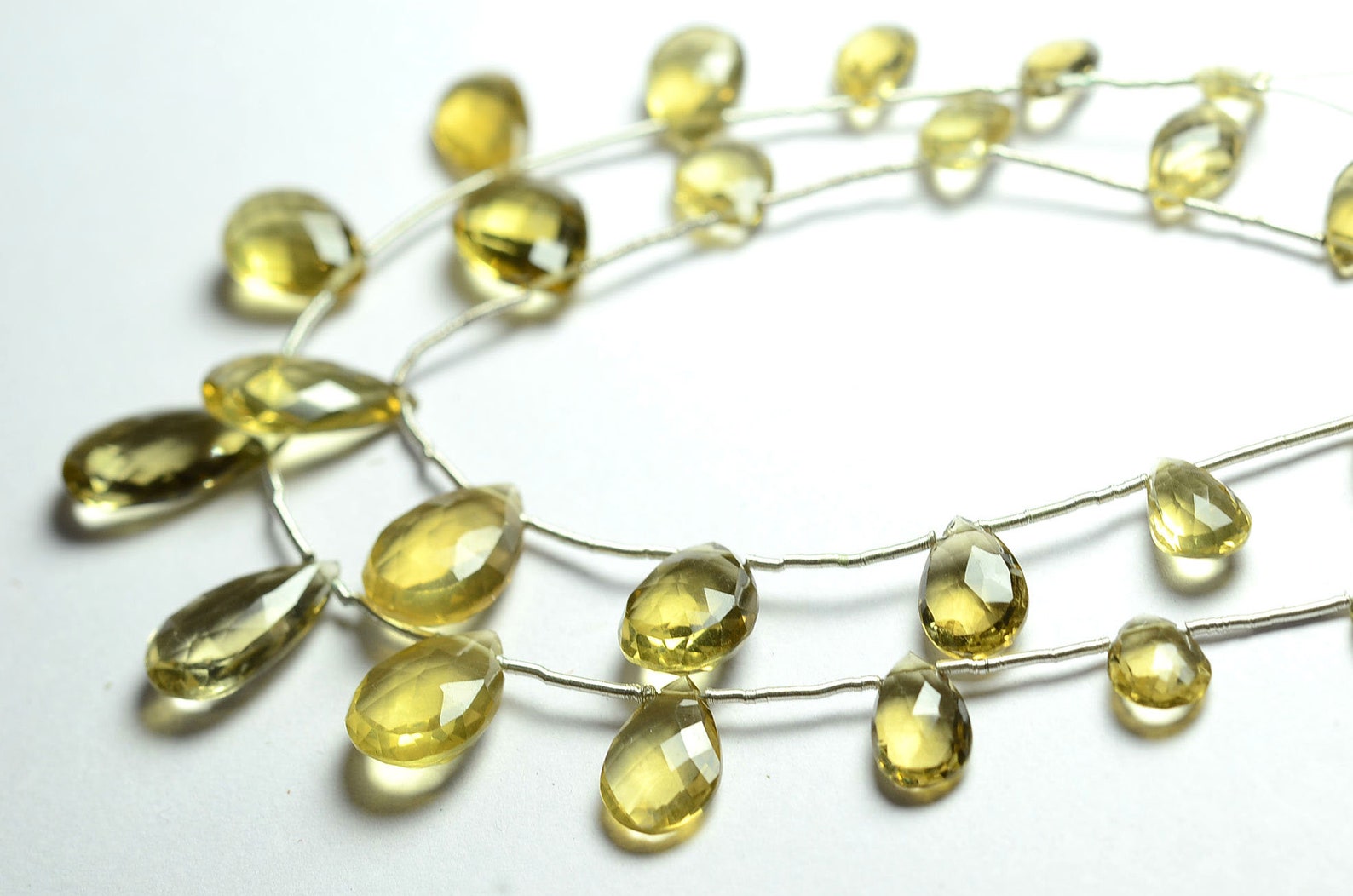 8 Inch Strand Natural Beer Quartz Briolettes 6x9mm to 9x16mm | Etsy