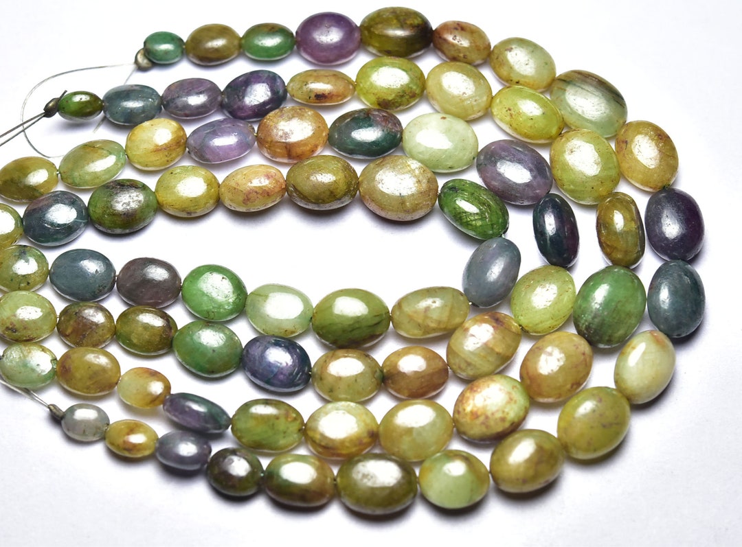 Natural Beryl Beads 6x7mm to 8x10mm Smooth Oval Briolettes Gemstone ...