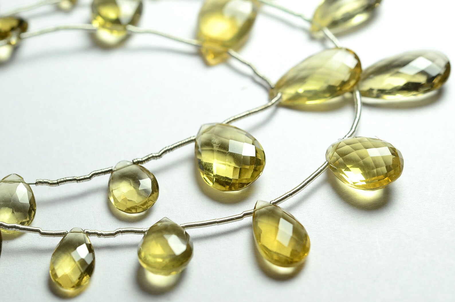 8 Inch Strand Natural Beer Quartz Briolettes 6x9mm to 9x16mm | Etsy