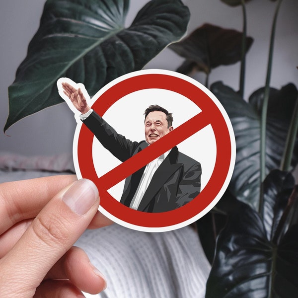 Anti Elon Stickers - Etsy