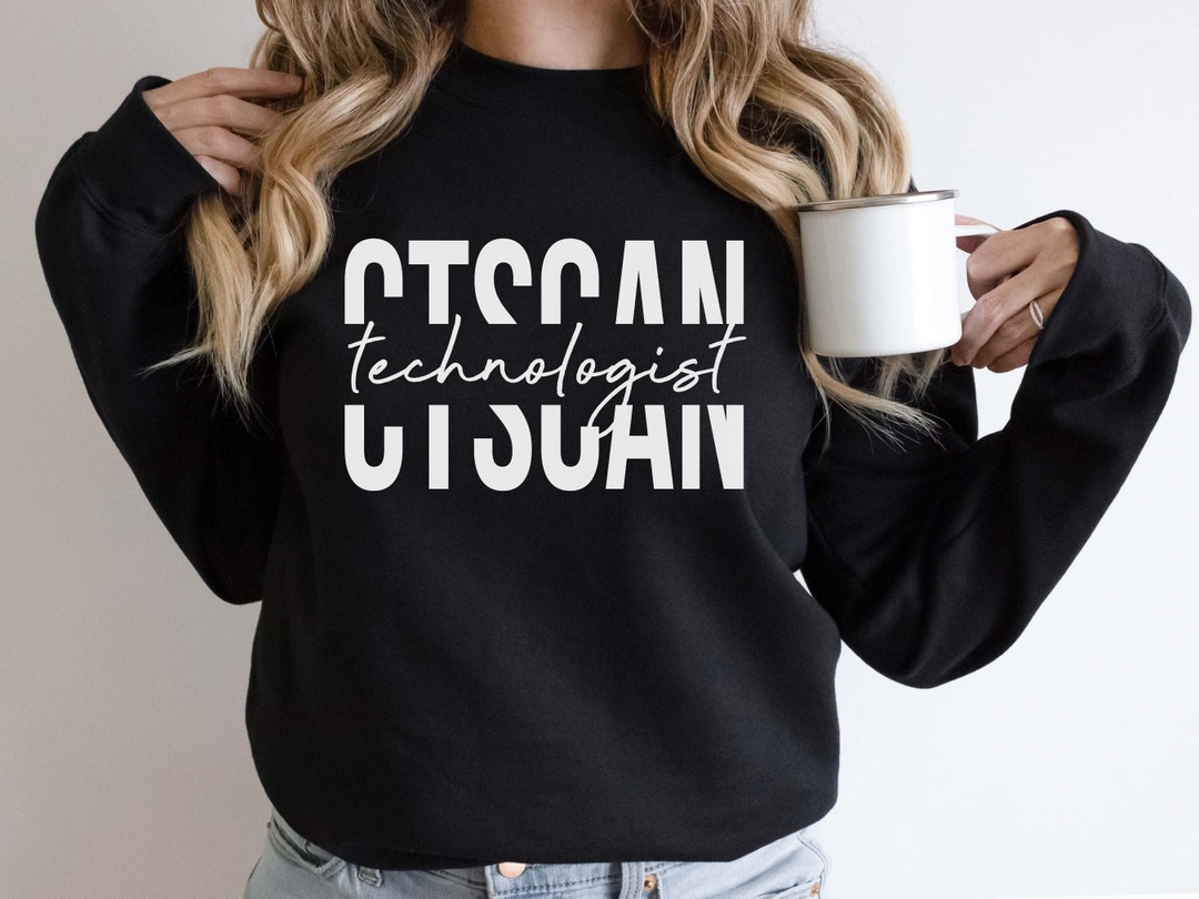 CT Scan Technologist Sweatshirt: Unisex Cotton-blend CT Tech Pullover ...