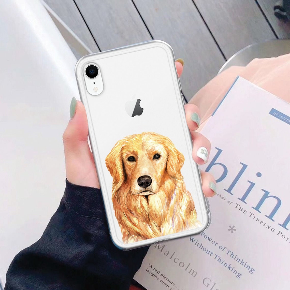 Golden Retriever iPhone Case Watercolor Golden Retriever Phone | Etsy