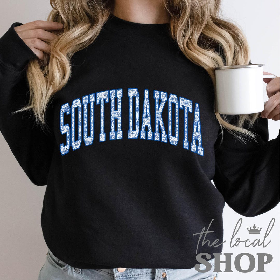 South Dakota Sweater: Boho Floral Design, Midwestern Pullover - Etsy UK