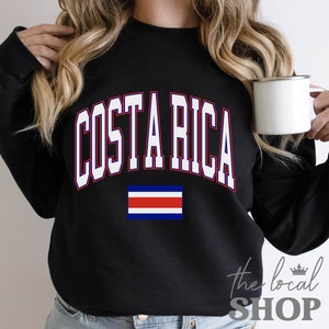 Costa Rica Sweatshirt Costa Rican Flag Sweater Gift for Costa Ricans ...