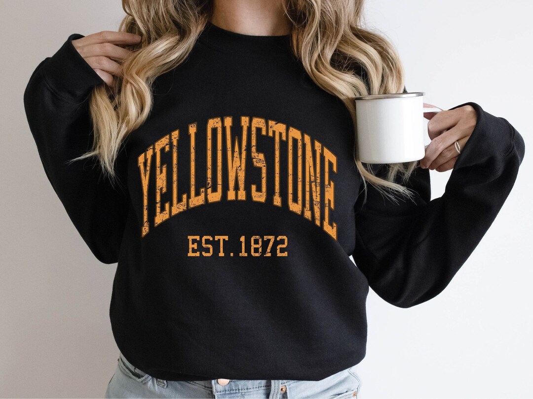 Vintage Yellowstone Sweatshirt: Unisex Retro National Park Pullover - Etsy