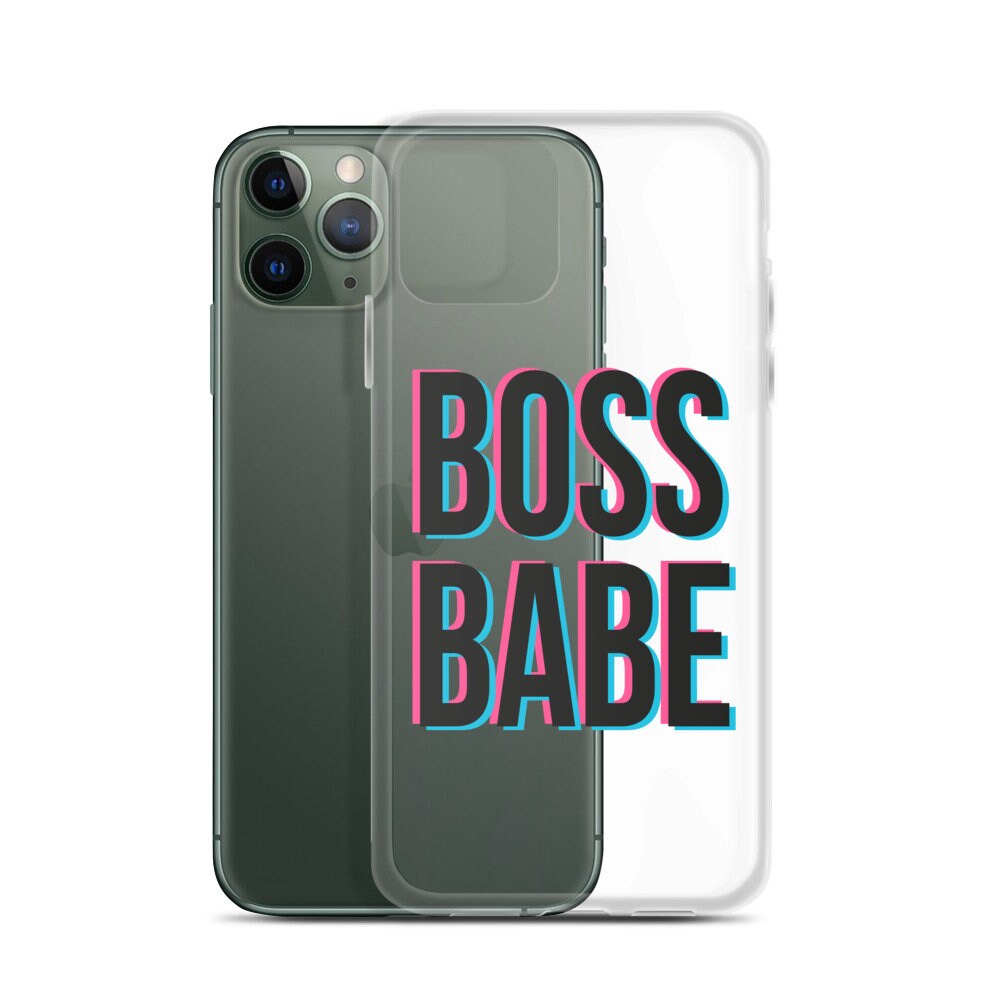 Boss Babe Iphone Case Blurry Print Boss Girl Iphone Case - Etsy UK