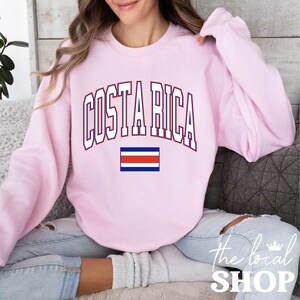 Costa Rica Sweatshirt Costa Rican Flag Sweater Gift for Costa Ricans ...
