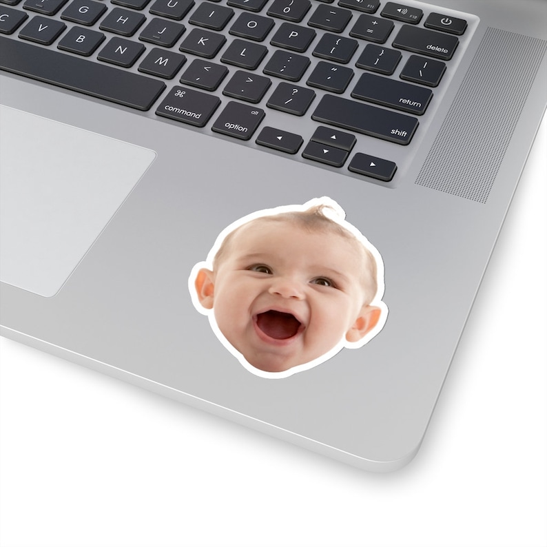 Custom Baby Face Sticker Cute Personalized Baby Sticker | Etsy