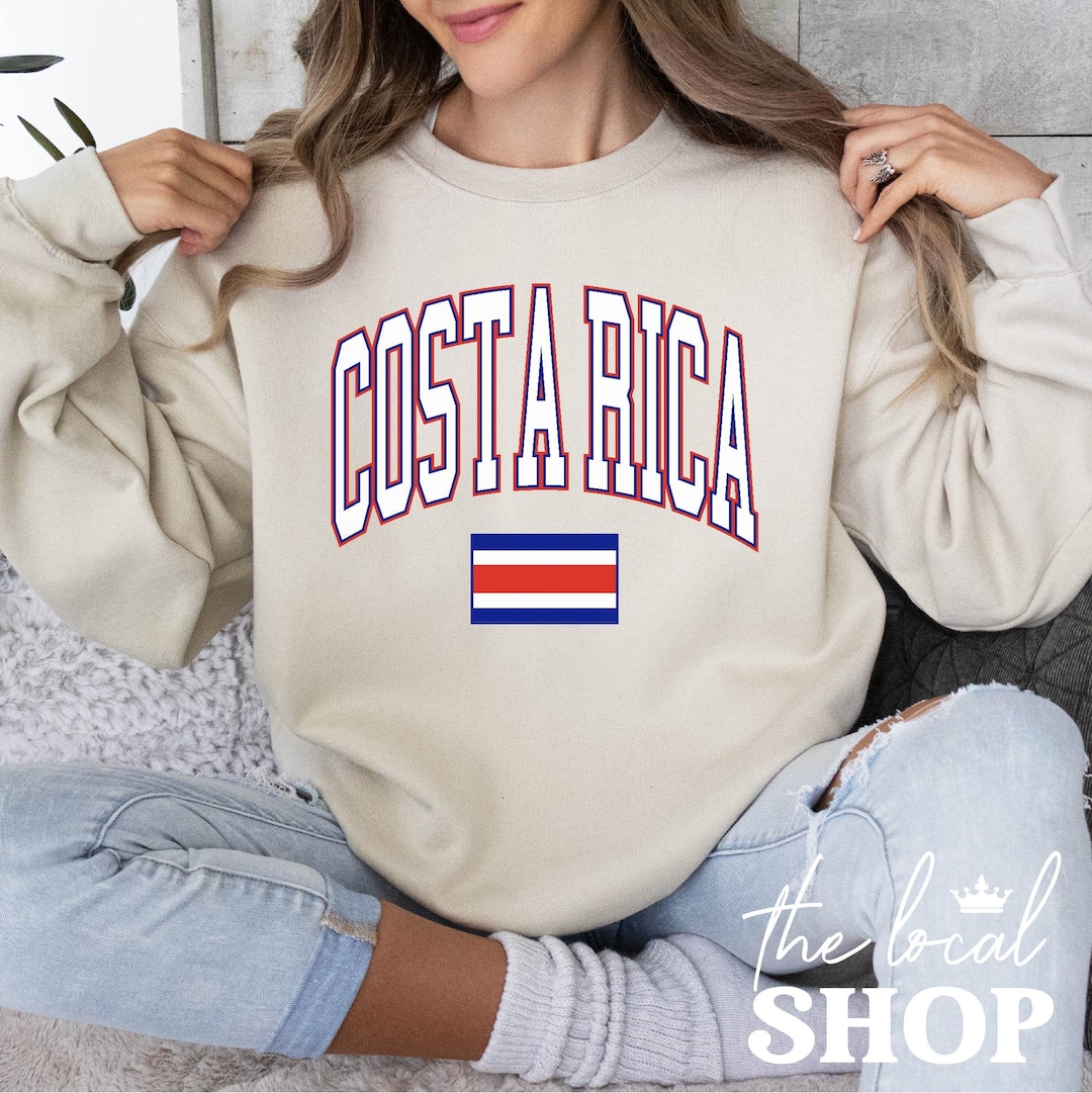Costa Rica Sweatshirt Costa Rican Flag Sweater Gift for Costa Ricans ...