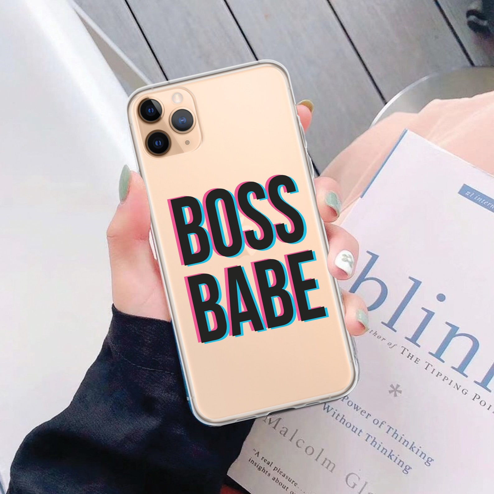 Boss Babe Iphone Case Blurry Print Boss Girl Iphone Case - Etsy UK