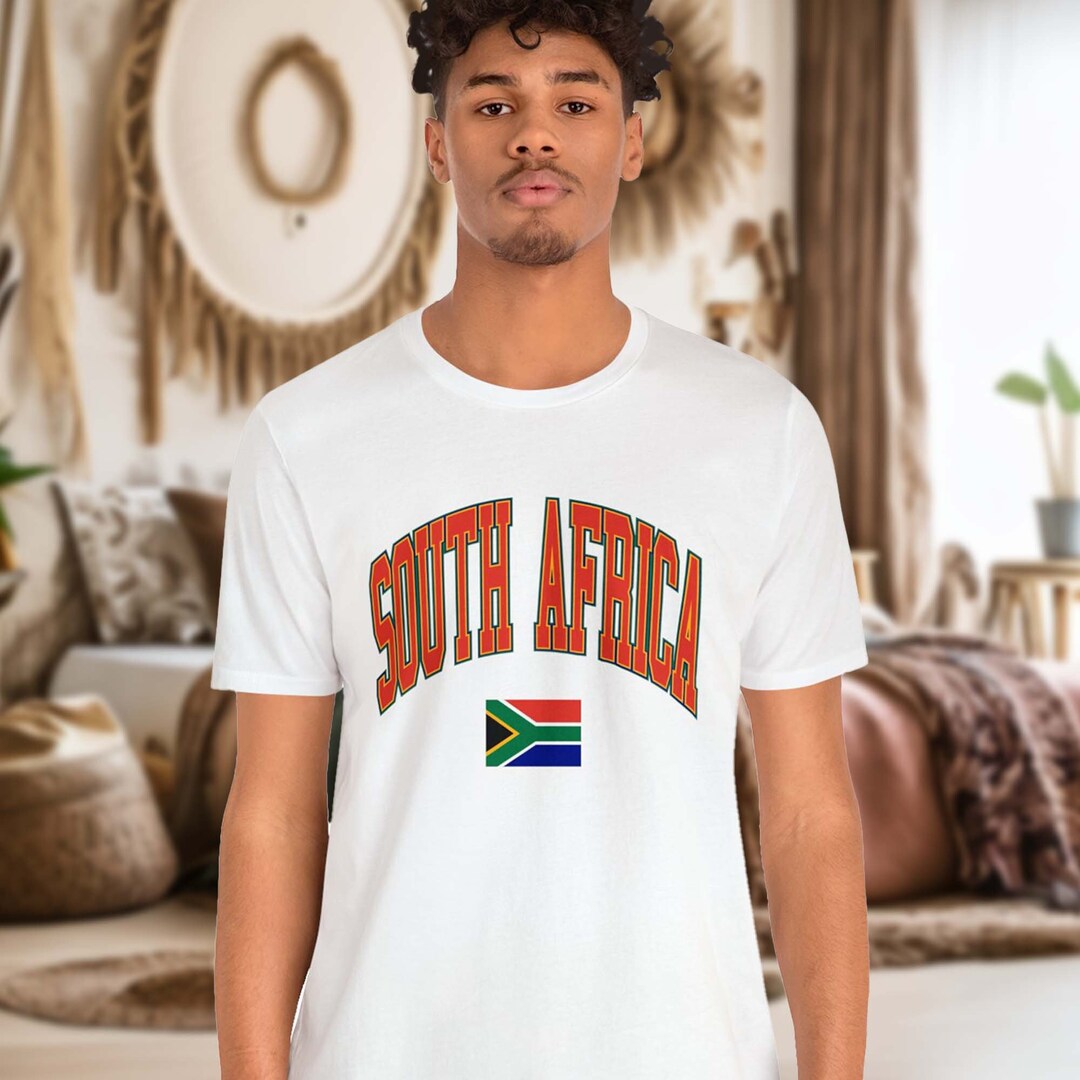 South Africa Flag T-shirt: Unisex South African Pride Tee - Etsy