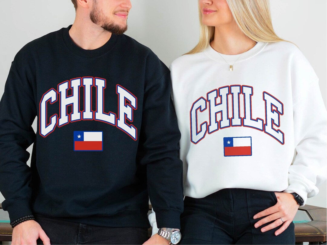 Chile Sweatshirt Chilean Flag Sweater South America Sweatshirt Gift for ...