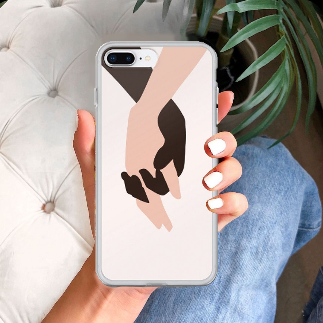 Romantic Holding Hands iPhone Case Couple Art Phone Case for Iphones ...