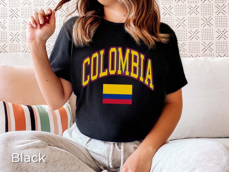Colombia Shirt Colombian Flag T-shirt Colombiana Shirt Unisex - Etsy