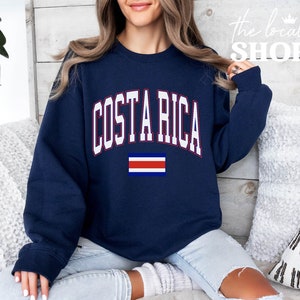 Costa Rica Sweatshirt Costa Rican Flag Sweater Gift for Costa Ricans ...