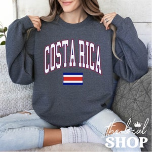 Costa Rica Sweatshirt Costa Rican Flag Sweater Gift for Costa Ricans ...