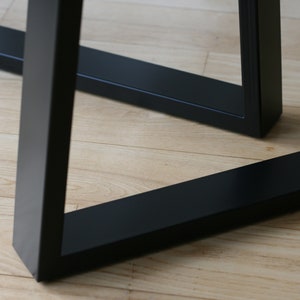 Trapezoid Metal Table Legs, Dining Table Legs, Desk Legs, Kitchen Table ...