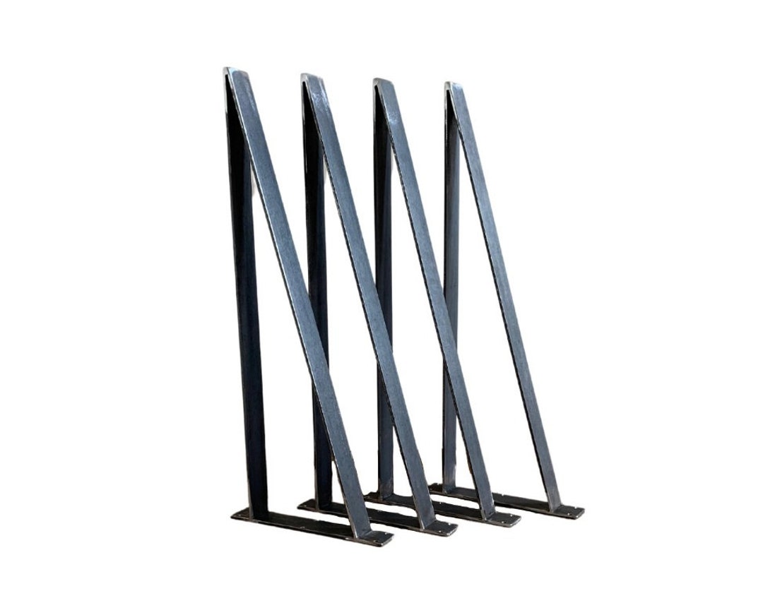 Metal Table Legs Minimalist Sturdy Desk Legs Set of 4 - Etsy