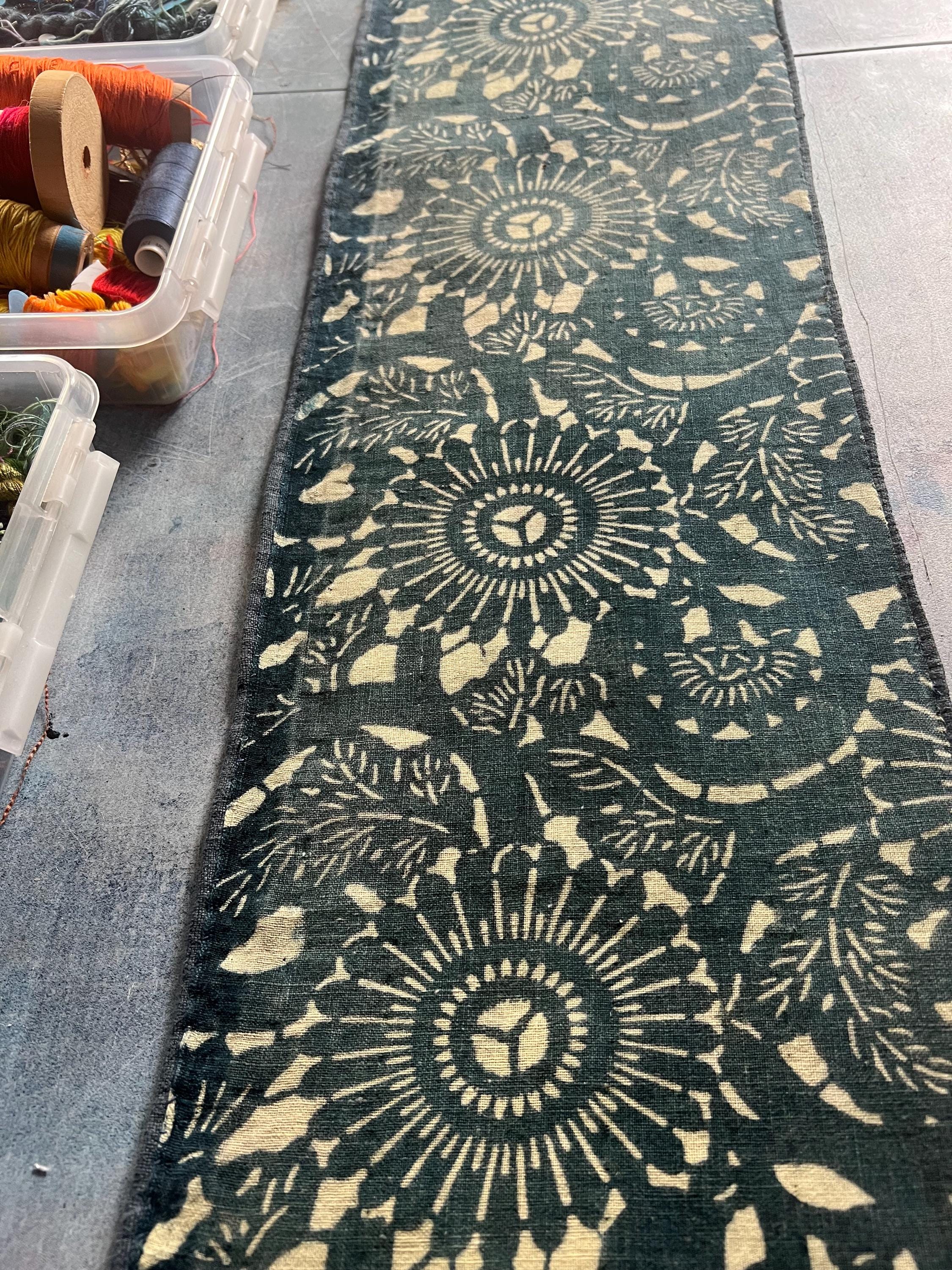Textile Fibre Artwork, Textured and Colourful Banner for Room Interiors ...
