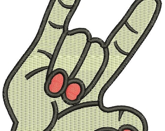 Rock finger sign | Etsy