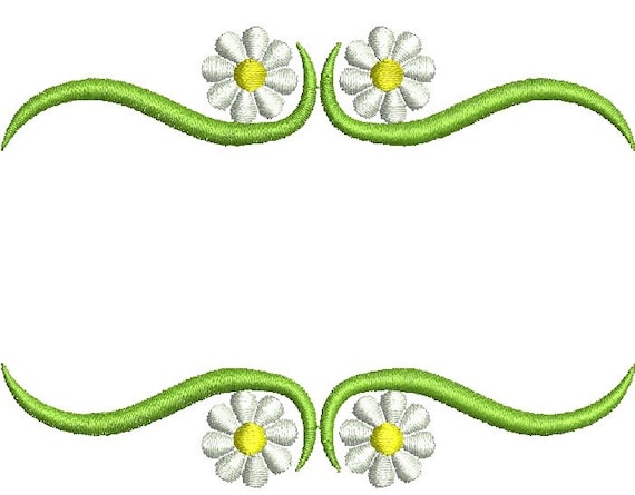 Frame Embroidery Design Machine Embroidery Design - Etsy UK