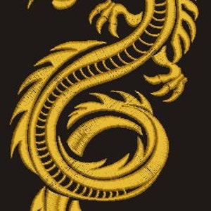 Chinese Dragon Machine Embroidery Design, Instantly Download - Etsy