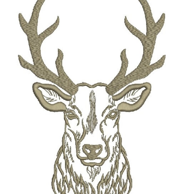 Deer Embroidery - Etsy