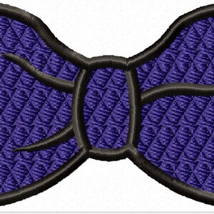 Bow Tie Machine Embroidery Design, Instantly Download - Etsy