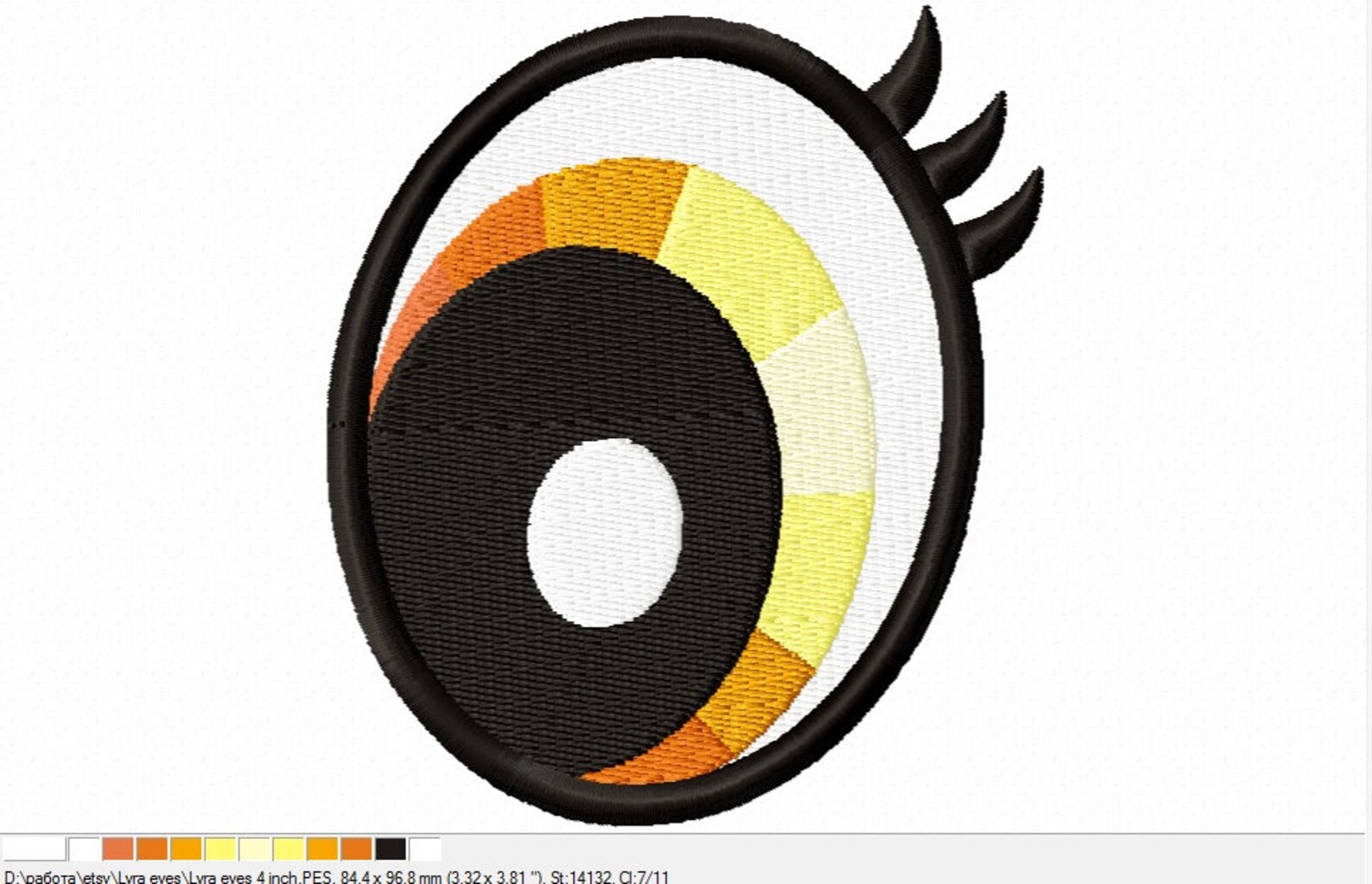 Eyes for Soft Toys Machine Embroidery Designs Instantly | Etsy