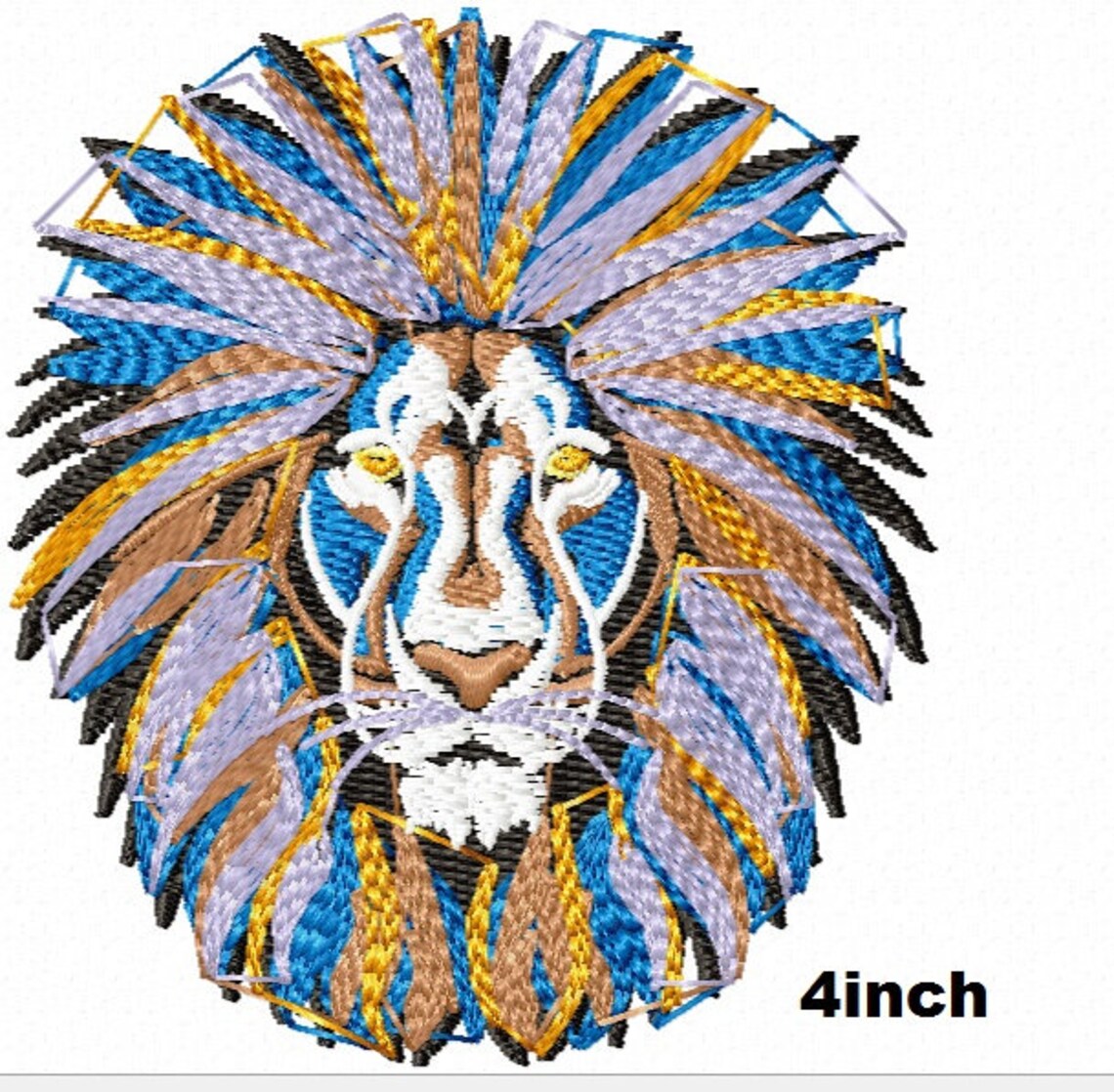 Lion Machine Embroidery Designs Instantly Download It is - Etsy