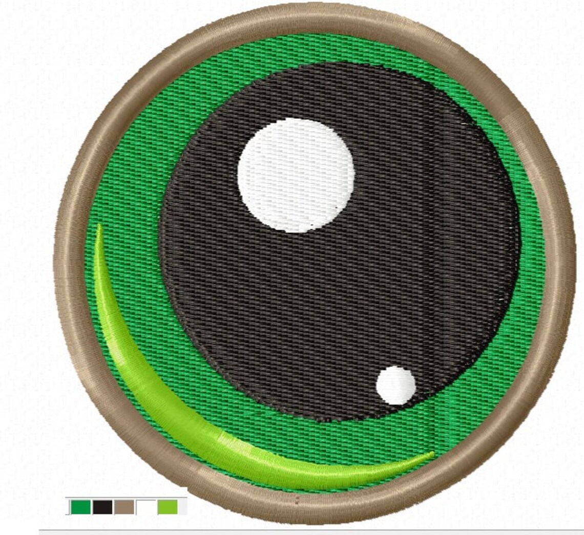Round Eye for a Plush Toy Machine Embroidery Designs - Etsy