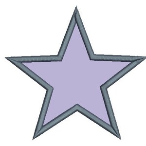 Star Applique Design Machine Embroidery Design - Instant Download -5 ...