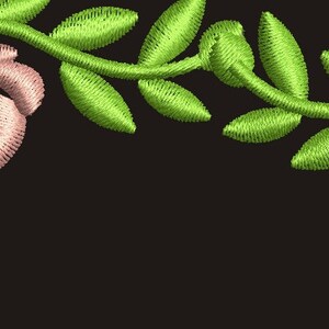 Frame Flowers Embroidery Design Machine Embroidery Design - Etsy