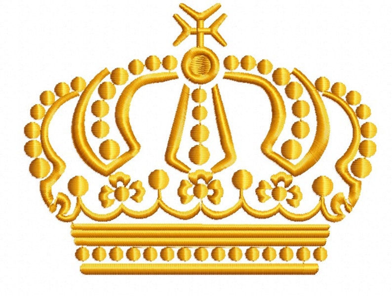Crown Machine Embroidery Designs Instantly Download - Etsy
