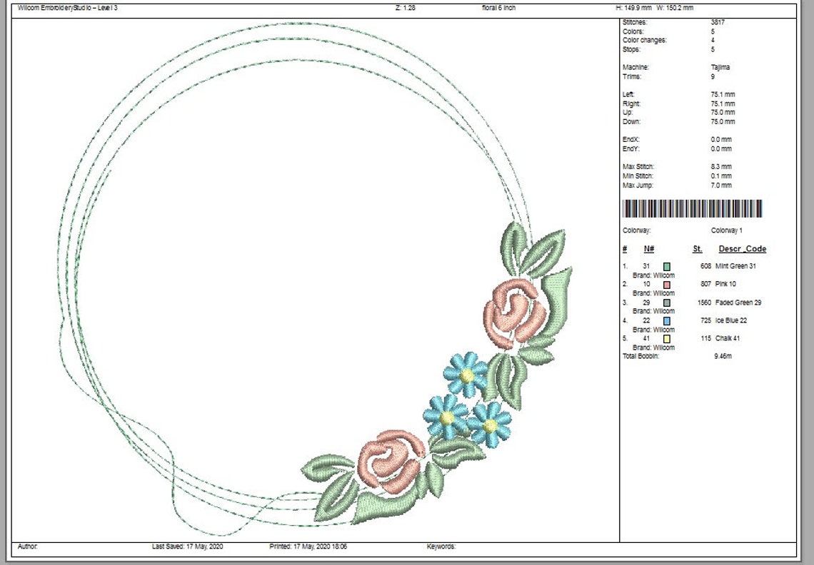 Floral Monogram Wreath Wedding Rustic Flower Circle / Monogram | Etsy
