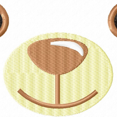 Teddy Bear Muzzle / Bear Toys Face Machine Embroidery Designs - Etsy