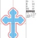 Cross / Christening Cross Machine Embroidery Design, Instantly Download ...