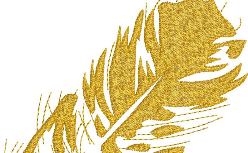 Feather Embroidery Design / Pen Machine Embroidery Designs - Etsy