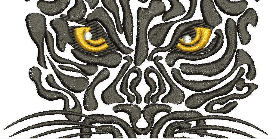 Puma Machine Embroidery Design Instantly Download - Etsy