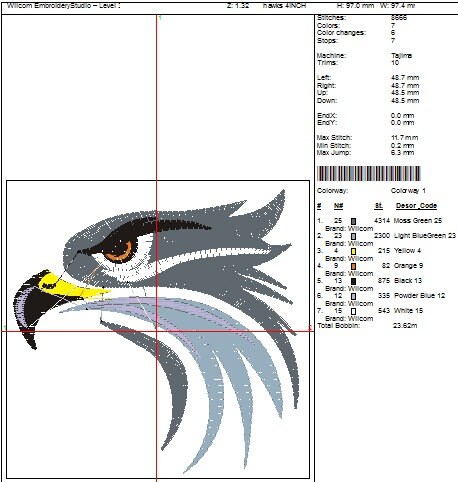 Hawks Embroidery Machine Embroidery Design Instant Download - Etsy