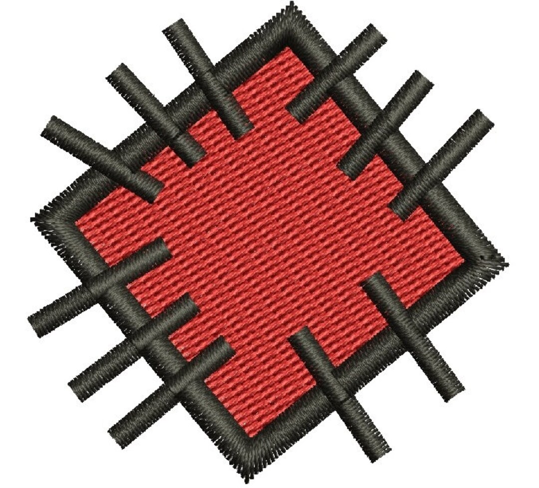 Decorative Patch Machine Embroidery Design, Instantly Download - Etsy