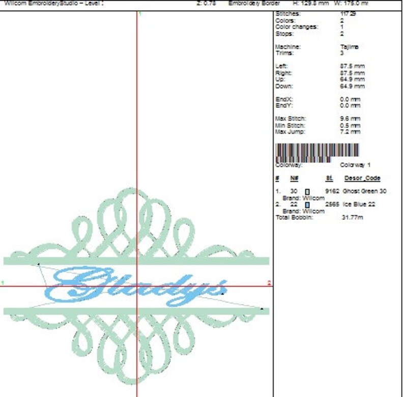 Embroidery Border Name Frame Frame Machine Embroidery Design | Etsy