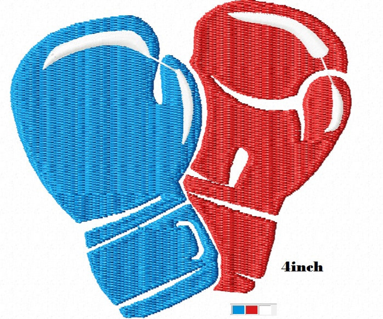 Boxing Gloves Machine Embroidery Designs Instantly Download - Etsy