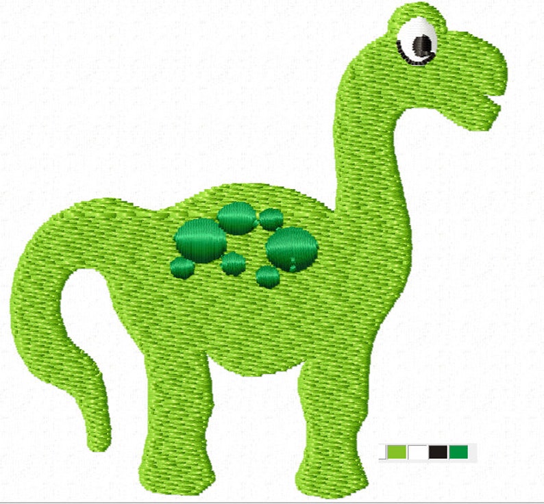Dinosaur Machine Embroidery Design Instantly Download - Etsy