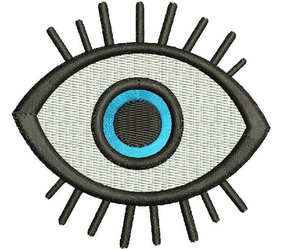 Blue Eye Machine Embroidery Design 4 Sizes Eyes for a Plush - Etsy