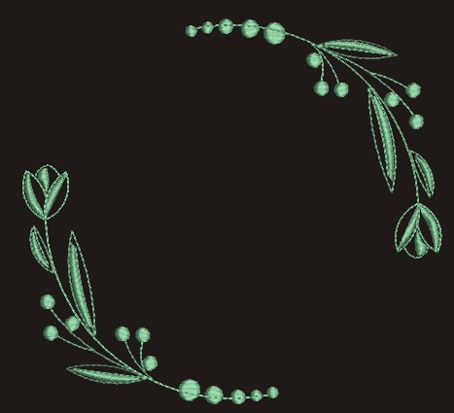 Boho Floral Monogram Wreath Wedding Rustic Flower Circle / - Etsy