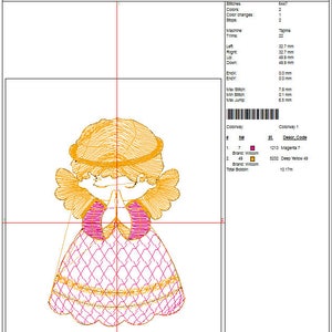 Angel Machine Embroidery Designs, Instantly Download - Etsy